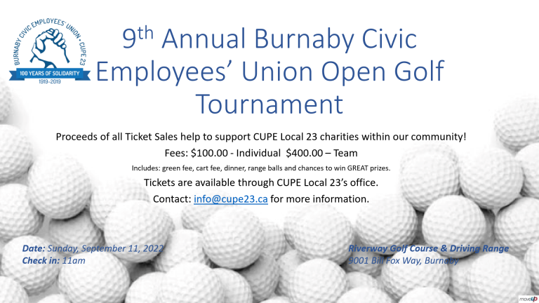 CUPE 23 – Burnaby Civic Employees Union